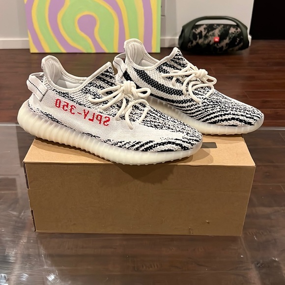 adidas | Shoes | Adidas Yeezy Boost 35 V2 Zebra | Poshmark